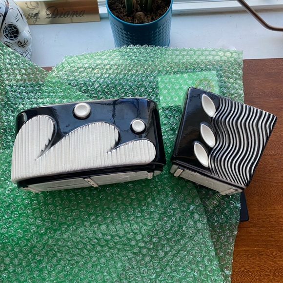 no brand | Accents | Art Deco Ceramic Containers | Poshmark